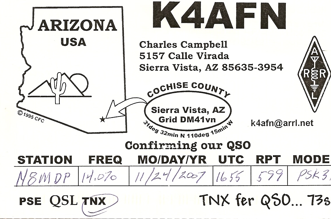 N8MDP: QSL Cards